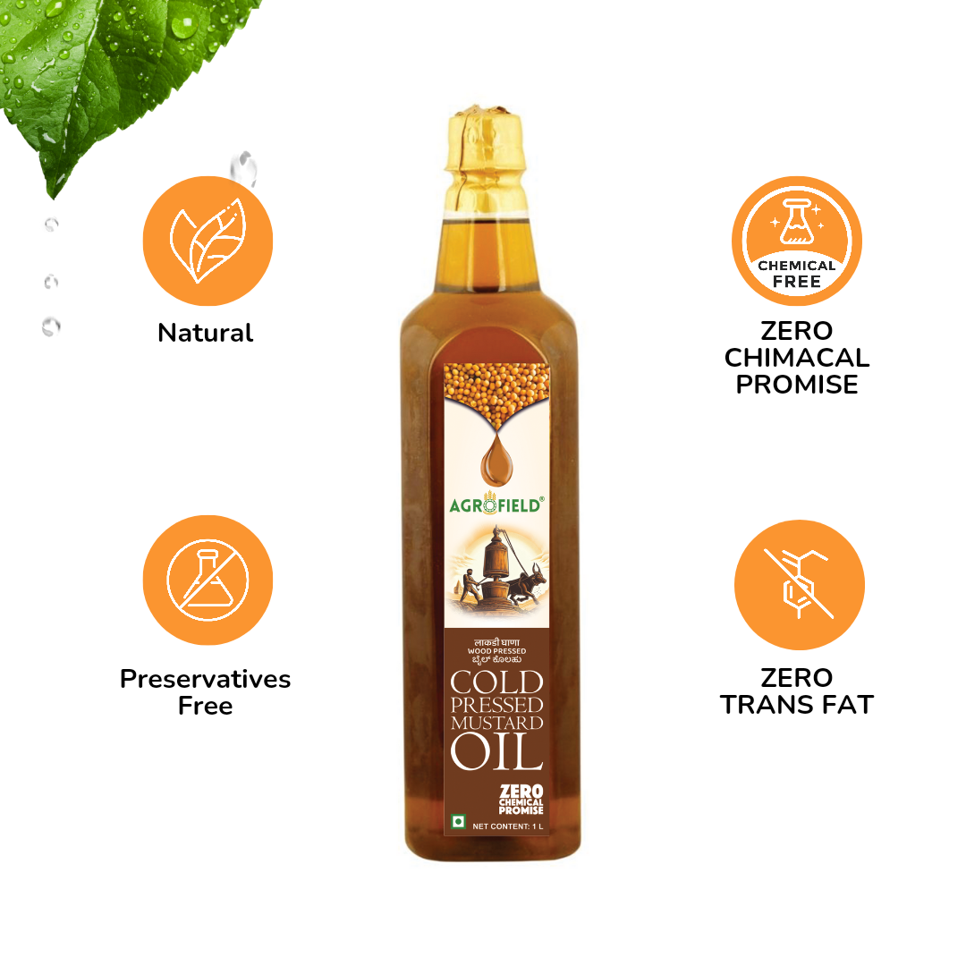 Cold Wood Pressed Mustard Oil -Sarso/ Unrefined/ Kachi Ghani/Lakdi Gha ...